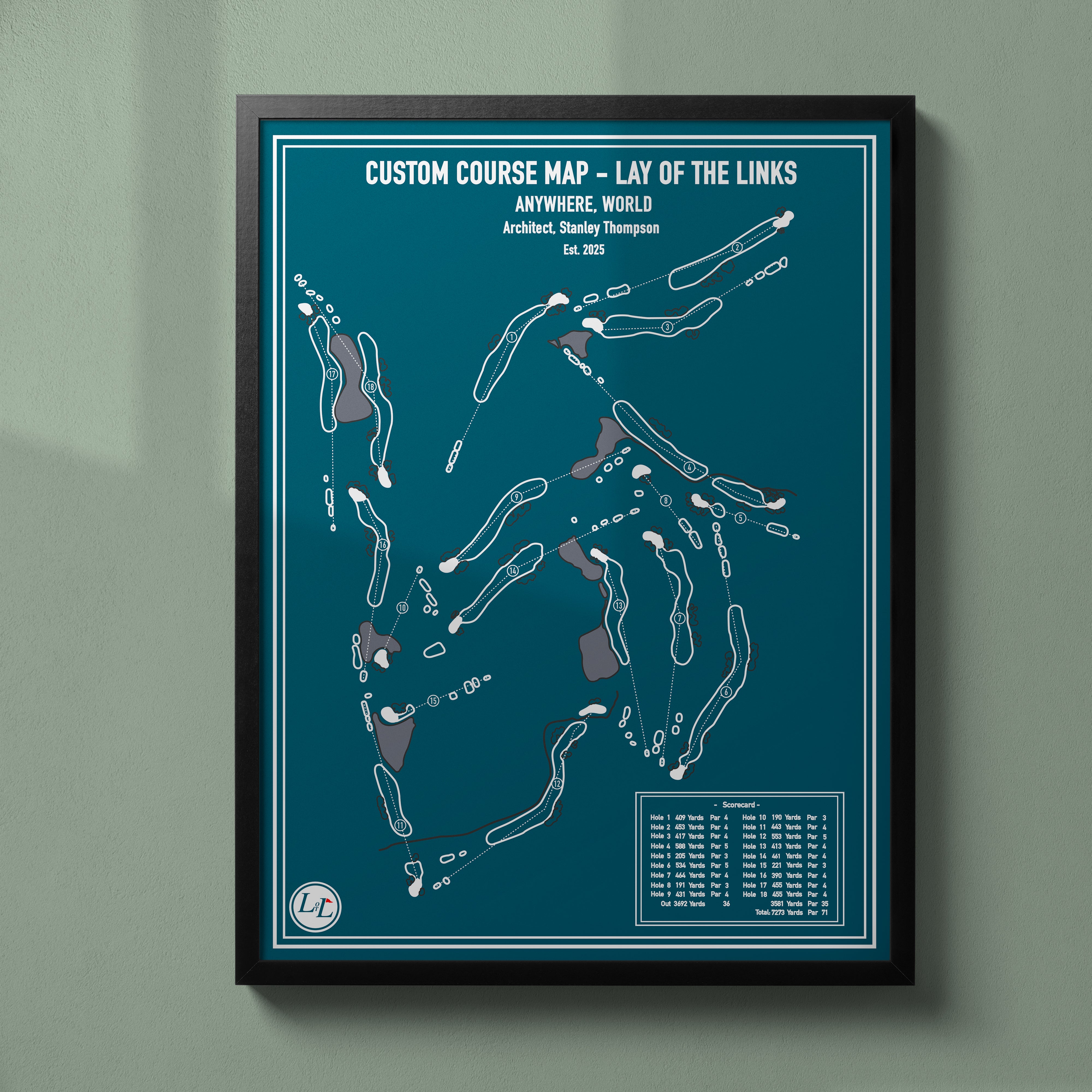 Custom - Heritage Course Map – Lay of the Links
